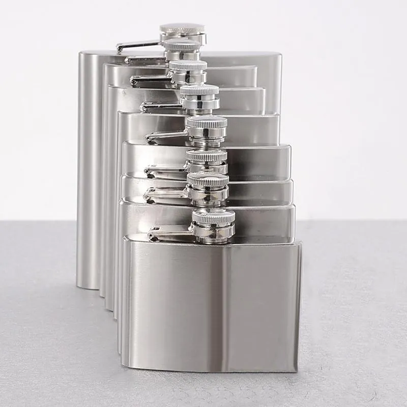 Wholesale Portable Stainless Steel Pocket Mini Lightweight Hip Flask ...