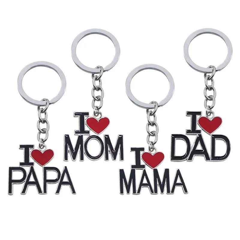 Letter Keychains Personalized Metal Family Keyring, Decorative Alphabet ...
