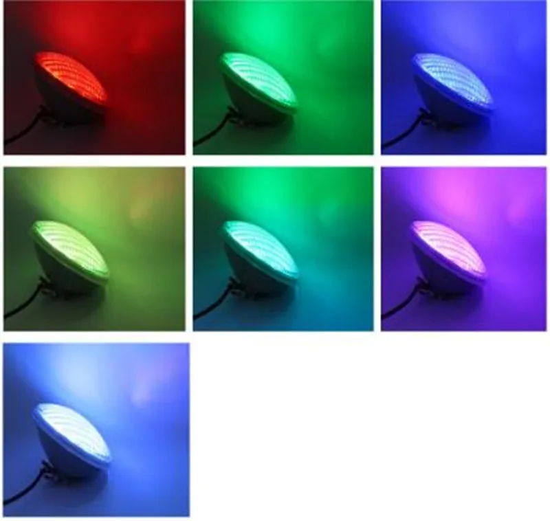 DHgate.com:6W LED Underwater Pool Light, 12V PAR56 RGB Spotlight, Warm ...