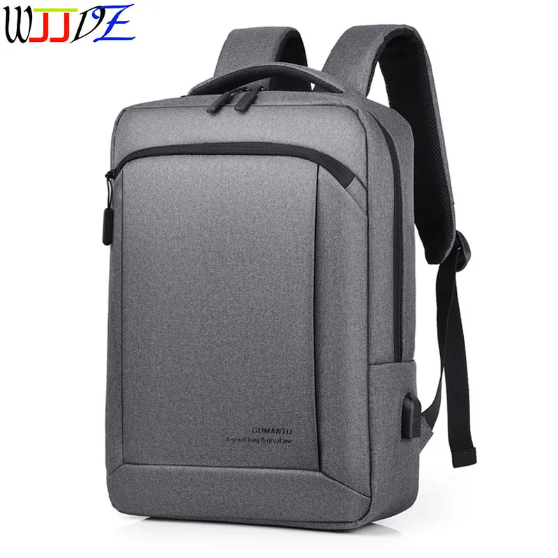 Men 15.6 Inch Laptop Backpack Waterproof Travel Bag With External USB ...