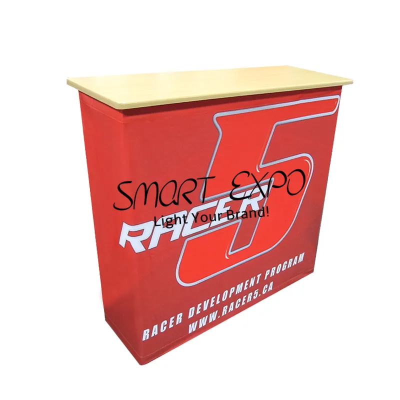Counter Display Racks: Portable Trade Show Booth Counter With Custom ...