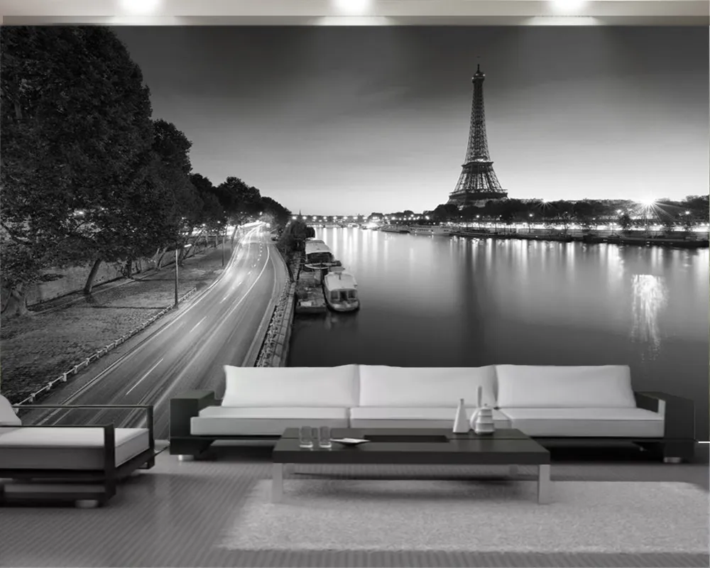 Black And White Paris Photography Wallpaper