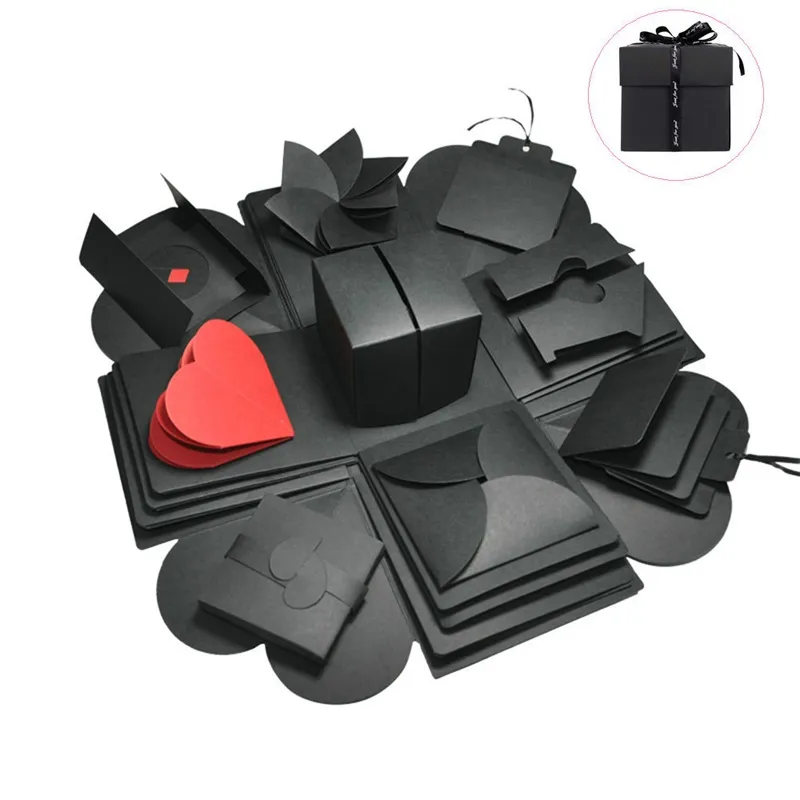 DIY Explosion Box Photo Album Scrapbook, Creative Surprise Gift Box For ...