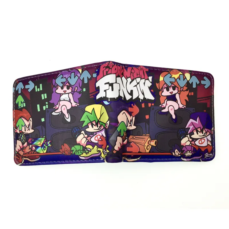 Funkin FNF PU Short Gamestop Nft Wallet With Coin Pocket Holder For ...