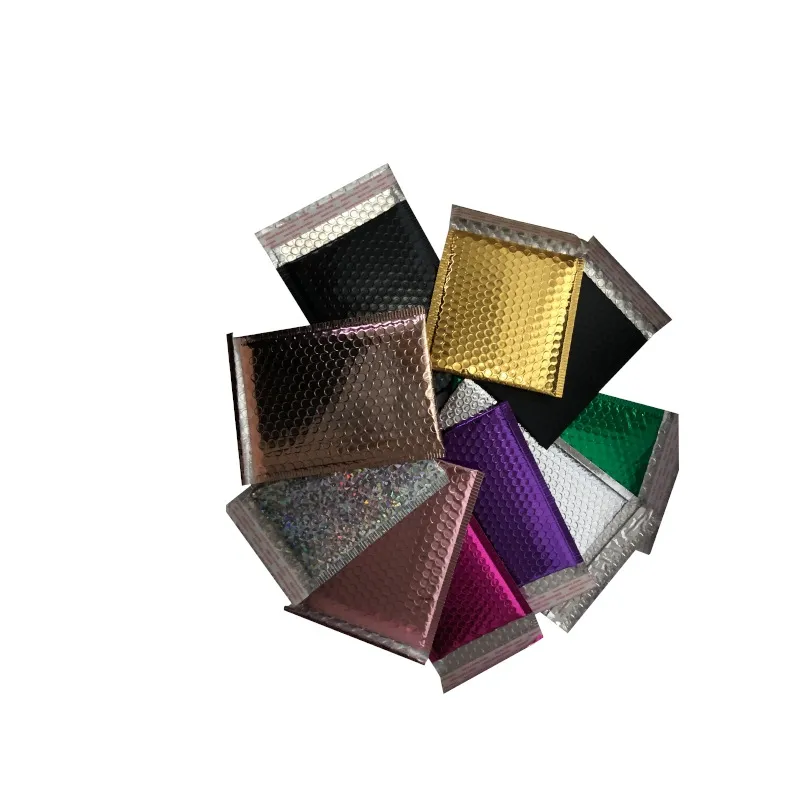 Multi-Size and Colors Bubble Packing Envelope Bags, Colorful Plastic ...