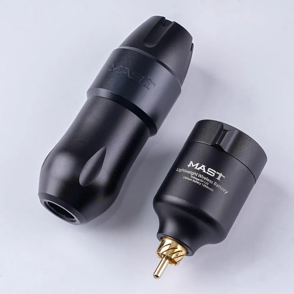 Wireless Rotary Tattoo Kit With T1 Battery Set Back Mast Tour Pro From ...