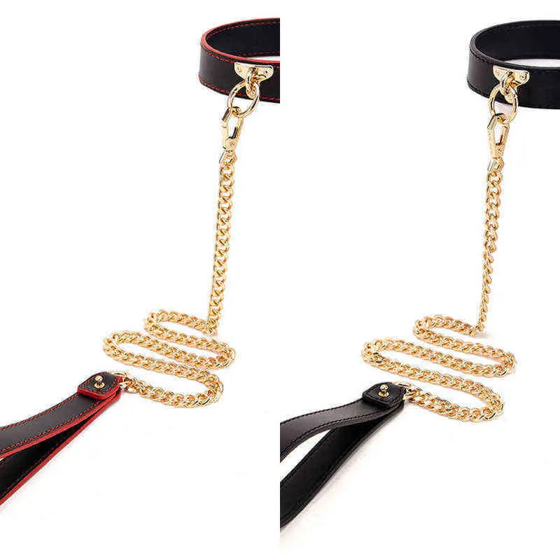 DHgate.com:Nxy Bondage Sex Toys for Couples y Leather Chain Collar Leiband Bdsm Fetish Adult ...