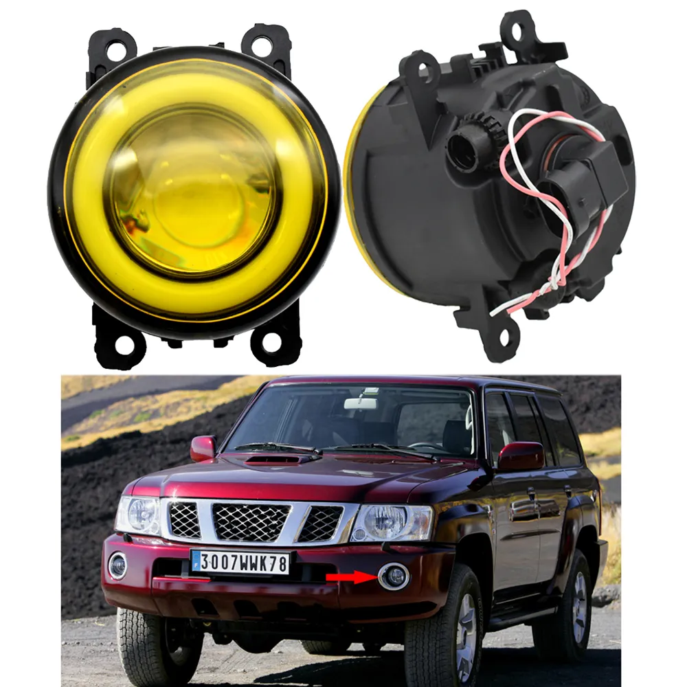 DHgate.com:2PCS LED Angel Eye DRL for Nissan Safari Patrol Y61 Facelift 2005-2010, 12V LED Fog ...
