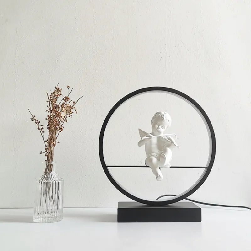 Romantic LED Angel Novelty Table Lamps For Bedroom And Bedside Decor ...
