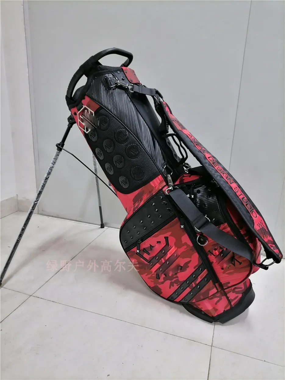 Foldable Golf Bag With Shoulder And Waist Wheels Lightweight ...