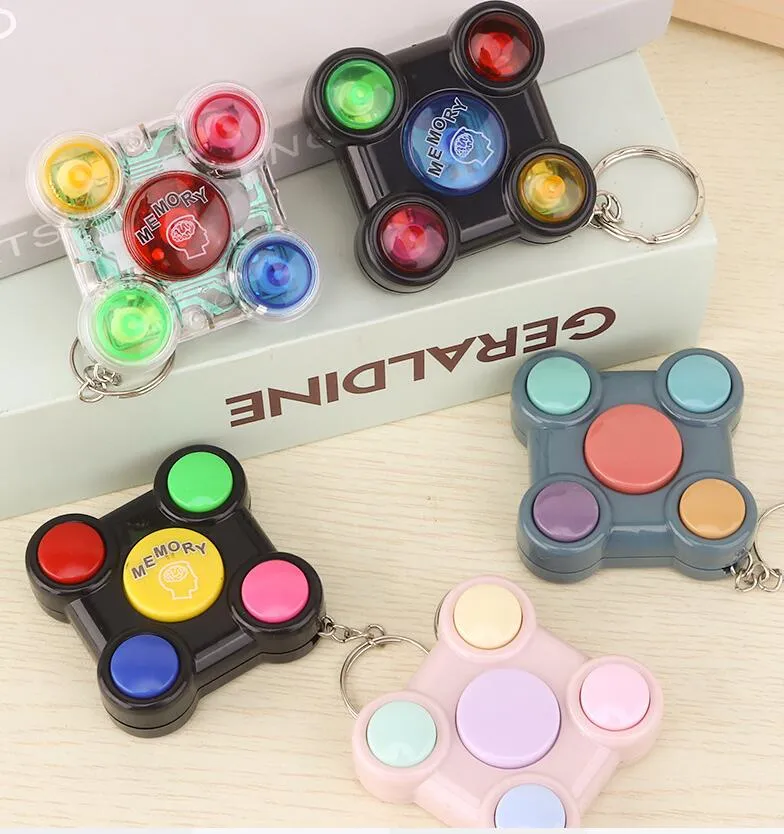 Interactive Electronic Memory Cube Handheld Puzzle Game With Lights And ...