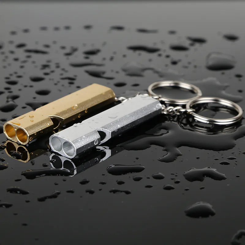 DHgate.com:Aluminum Alloy Dual-frequency Survival Whistle with EDC ...