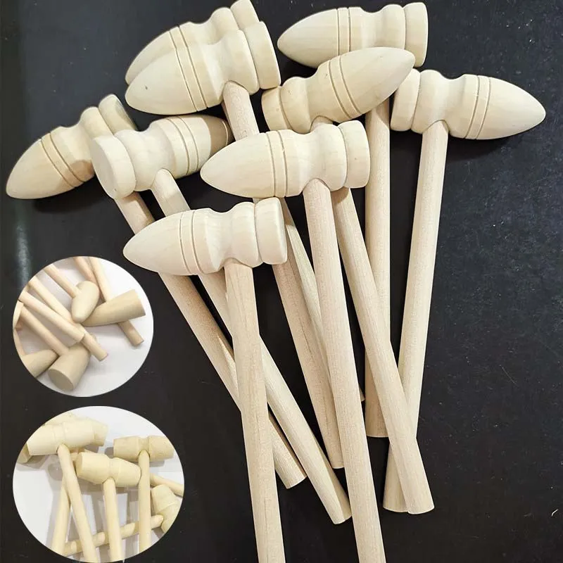 DHgate.com:Mini Wooden Hammer Wood Crafts Dollhouse Playing House New ...