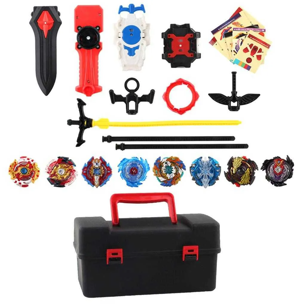 8-Pack Burst Spinning Tops Set - Cool Battle Gyros for Kids, Durable ...