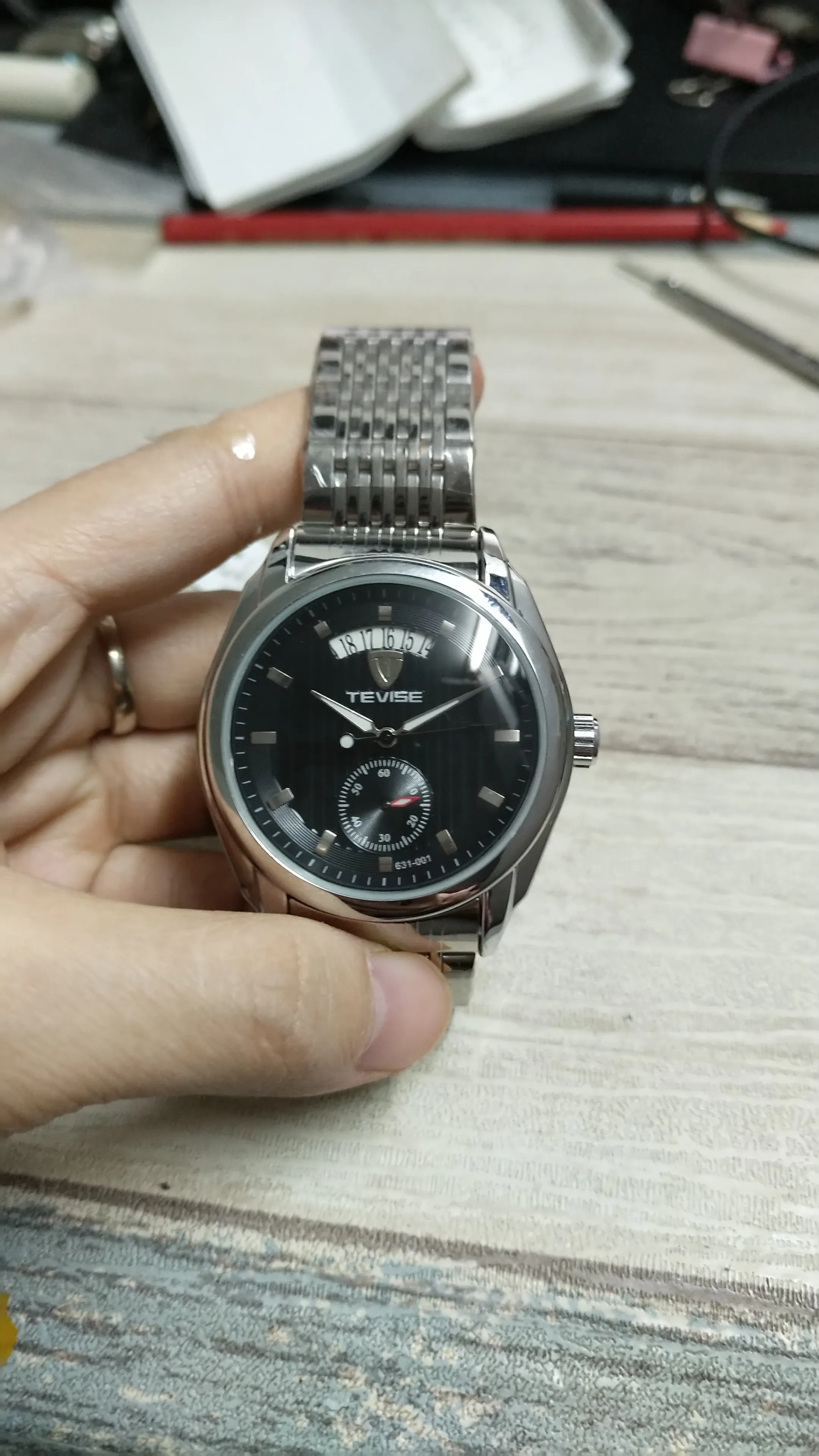 New Arrival: Men's Automatic Mechanical Watch - Stainless Steel Band ...