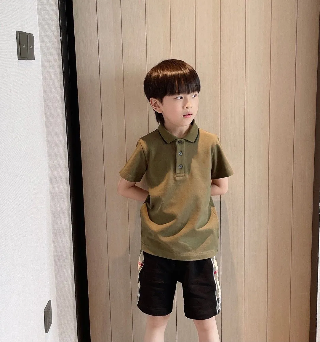 Children's Solid Polo Shirts: Fashion Design Kids' Leisure Short Sleeve ...