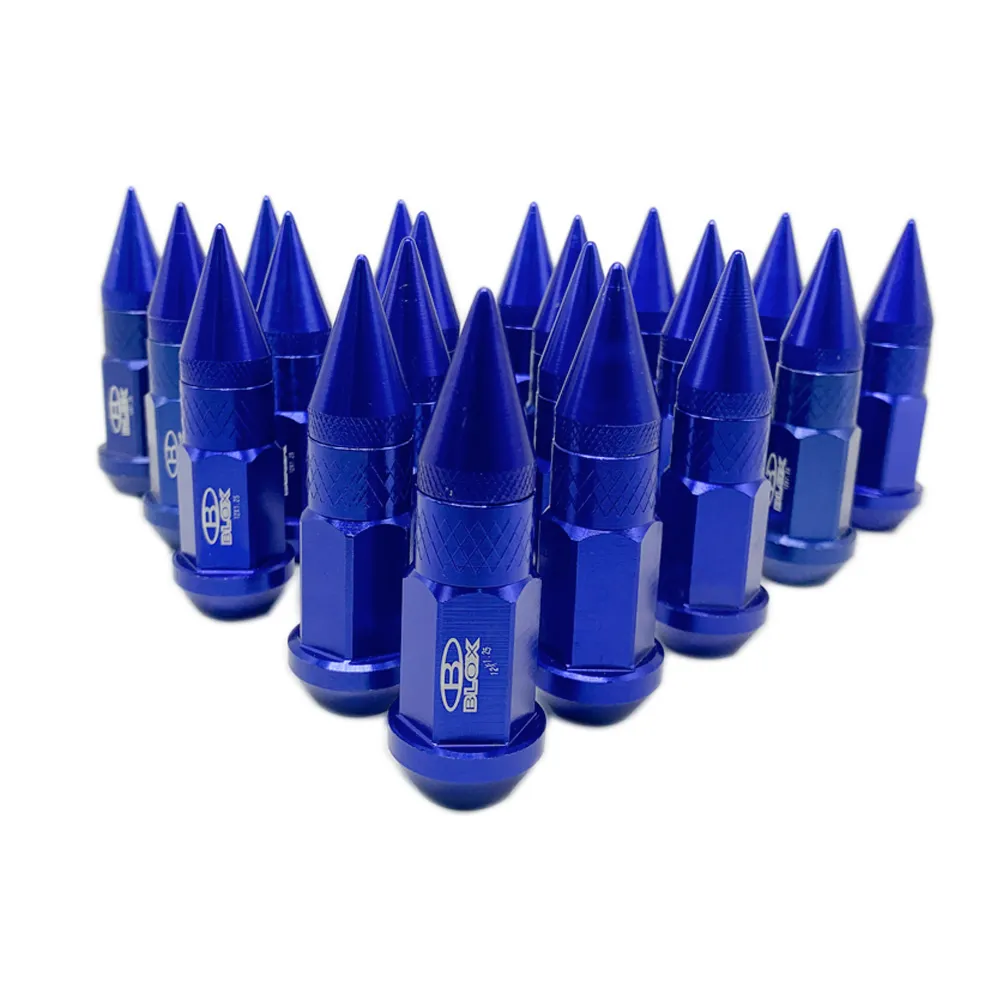 Blox Racing JDM Aluminium Extended Ratio Tuners Lug Nuts With Spike Set ...