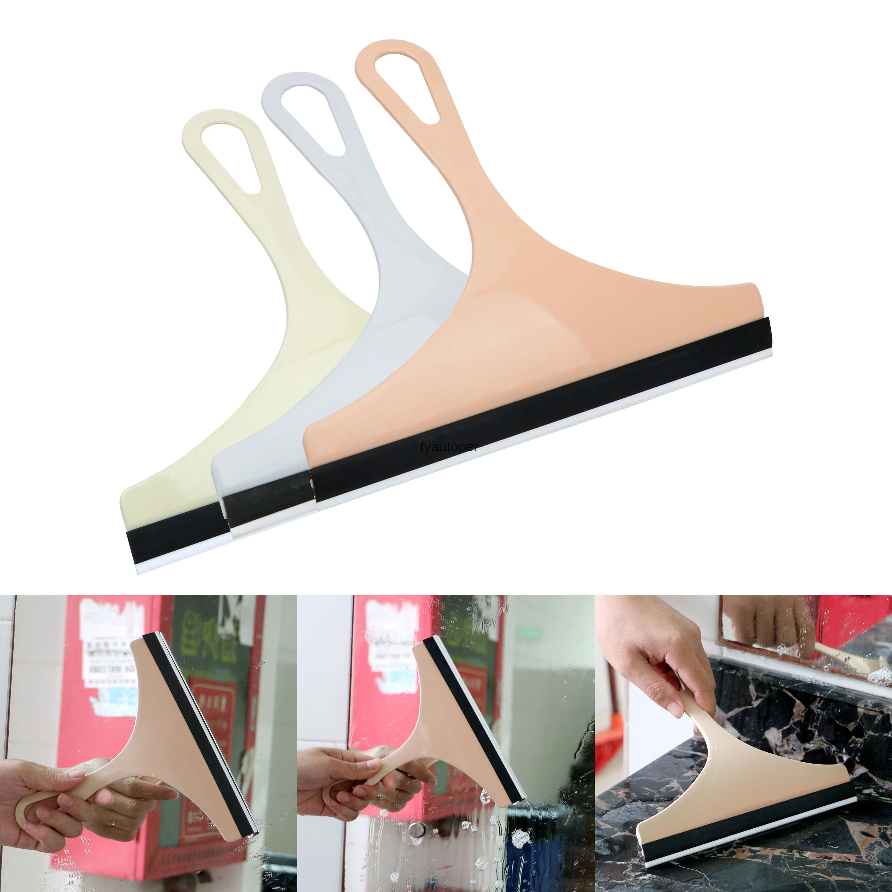 Multi-Surface Cleaning Tool - Window Scraper, Water Wiper, Windshield ...