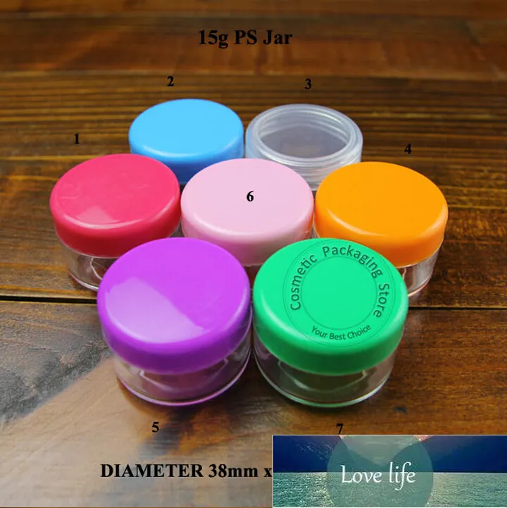 Wholesale Promotion Plastic 15g Cream Jar Empty Eyeshadow 1/2OZ ...