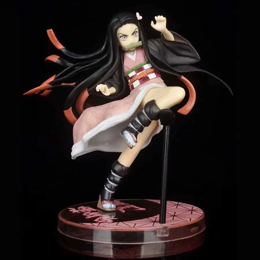 Demon Slayer Nezuko Action Figure - 17cm Anime Figurine, Kimetsu no ...