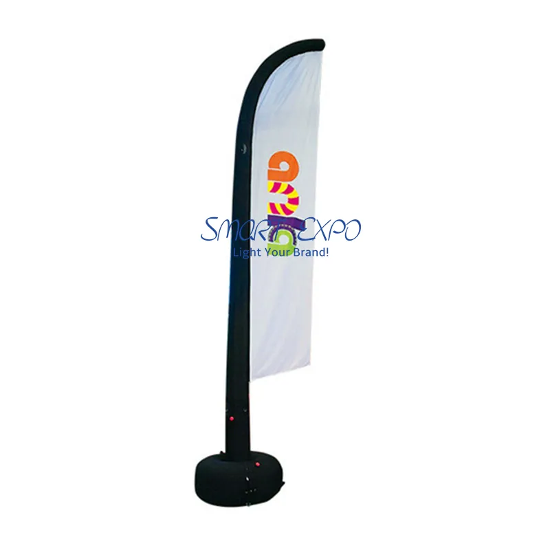 Wholesale Advertising Branded Inflatable Flag 6M High For Promo Event ...