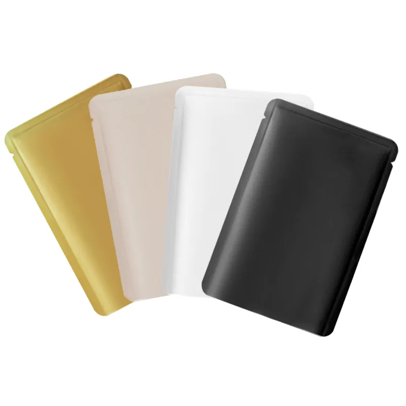 Matte Colorful Foil Pouches - Heat Sealable Smell Proof Bags for Food ...