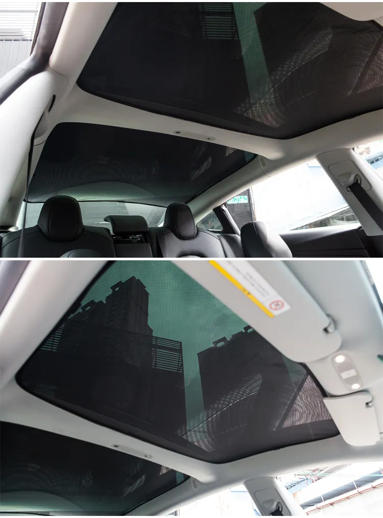 Tesla Model 3 2021 patio sunshade - Rear/Front Skylight Protector for ...