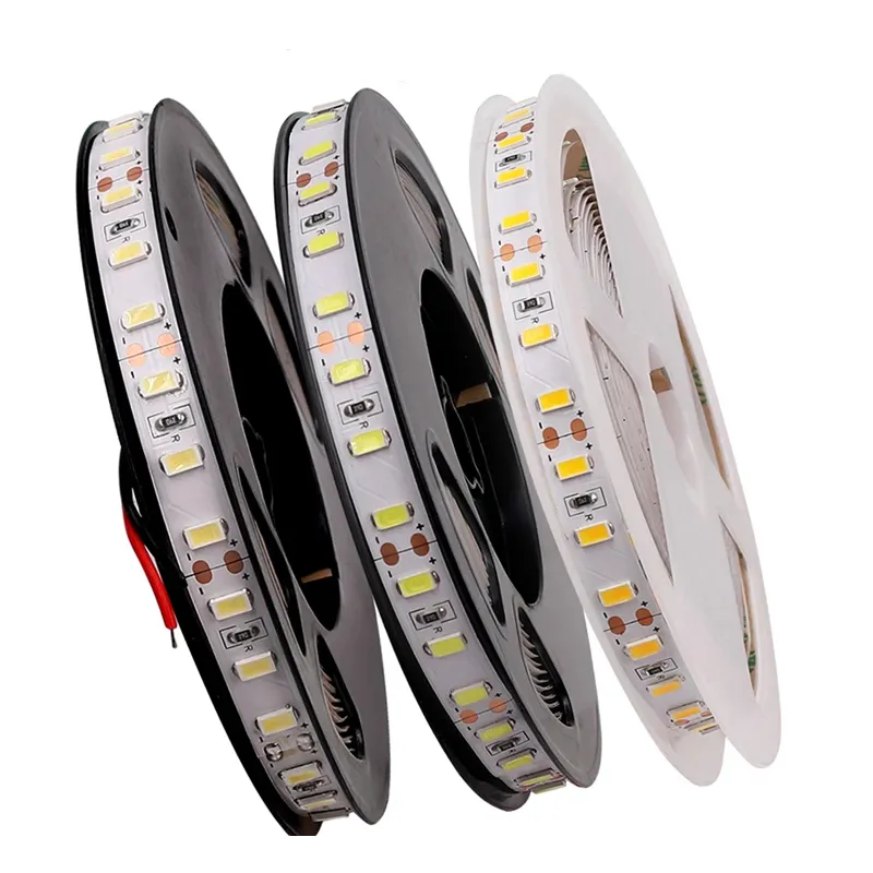 Flexible LED Strip Light - 5630 SMD, 5m, 60 LEDs/m, Warm/Cool White ...