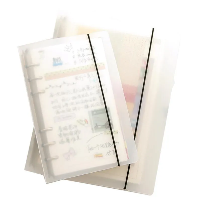 A7 Binder With Clear Cover, Transparent Frosted... From Bachwholesaler ...