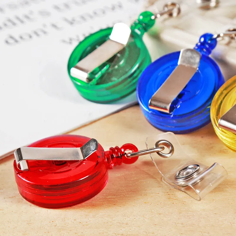 Phone Keychains, Circular Plastic Snap In Chest Clip With Card Holder ...