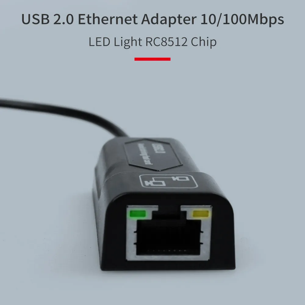 ₩19,542에서 USB to RJ45 10/100 Mbps USB 이더넷 어댑터 네트워크 카드 LAN USB 네트워크 어댑터 ...