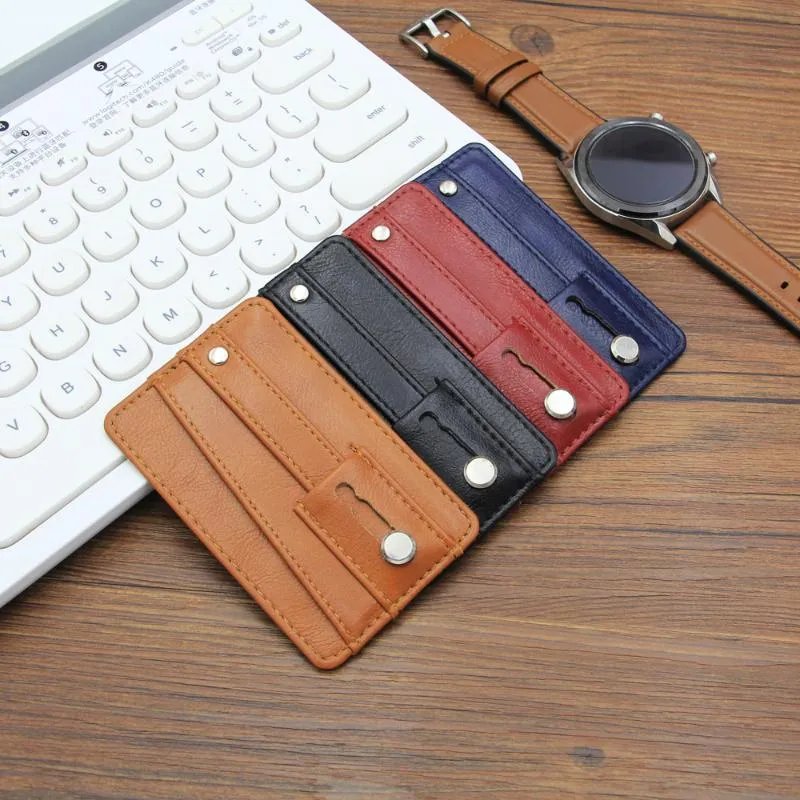DHgate.com:Mens Adhesive Wallet: Slim Leather ID, Money Holder Back ...