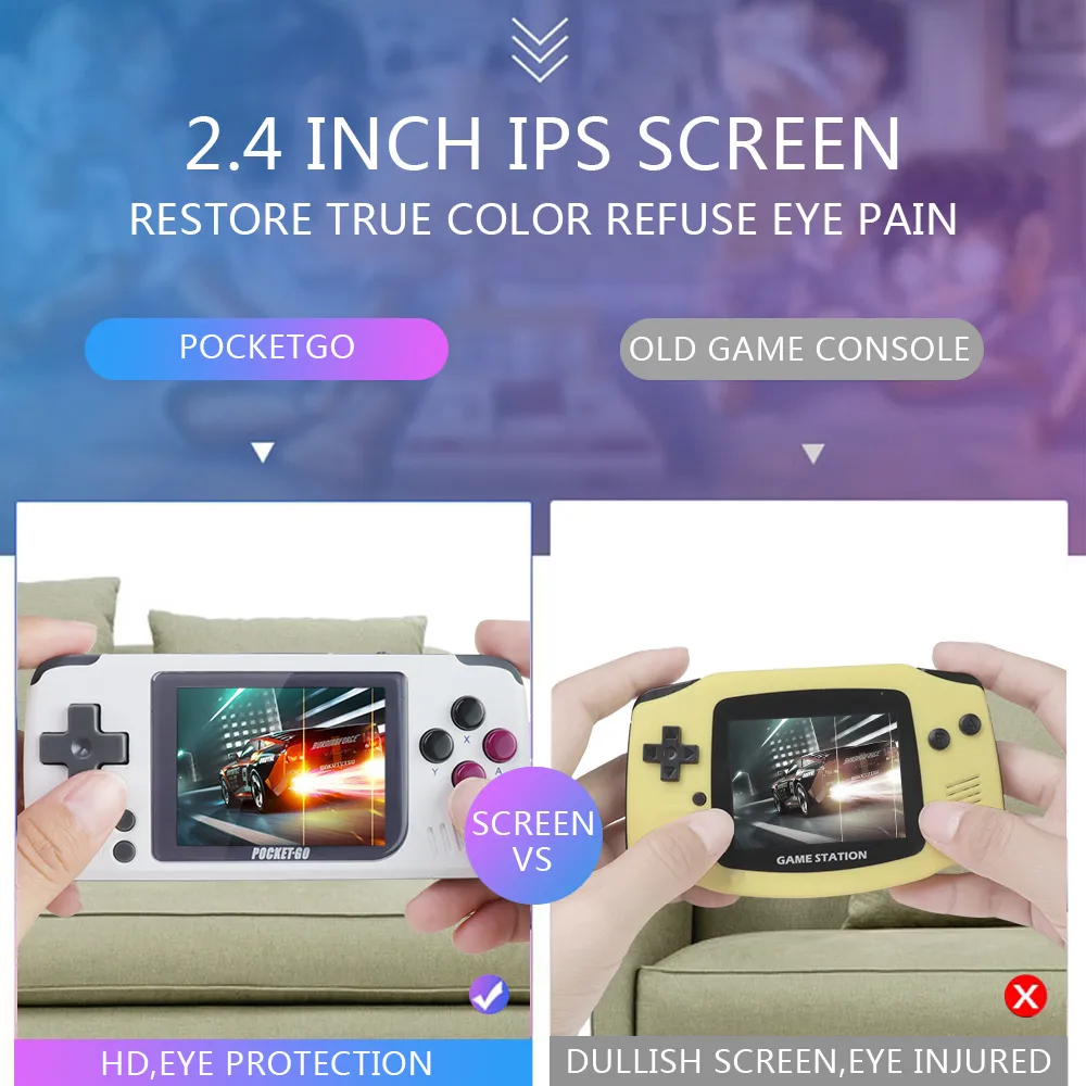 PocketGo Retro Handheld Game Console Portable 2.4... From Jiao10, $72. ...