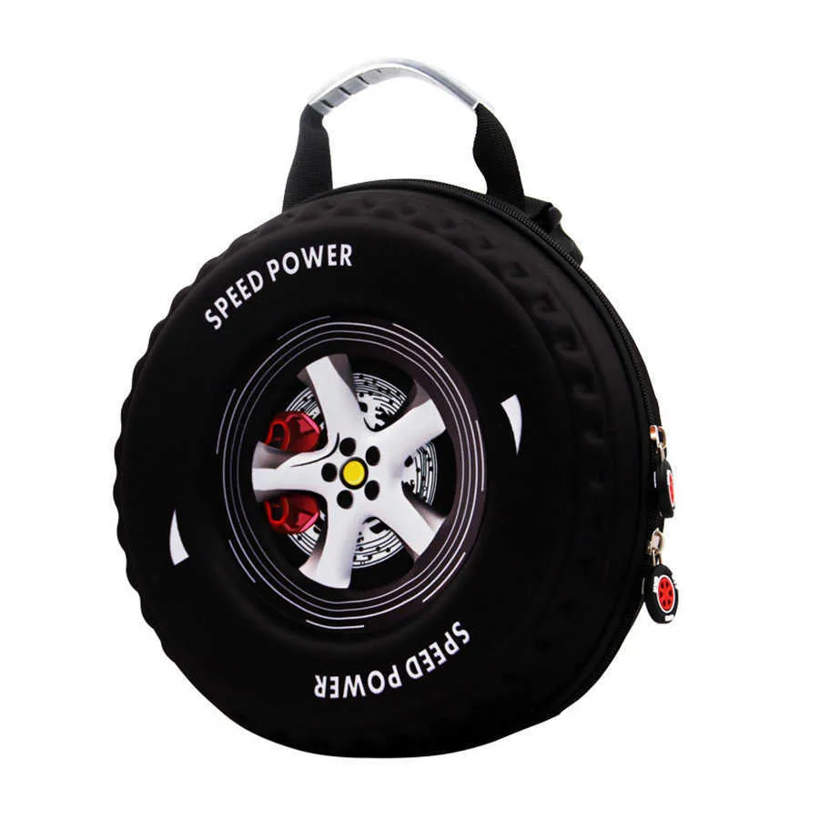 Lovely 3D Car Tire Target Childrens Backpacks With EVA Wheels For ...