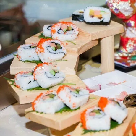 Solid Wood Function. Rotating Sushi Plate. Hotel Catering Supplies ...