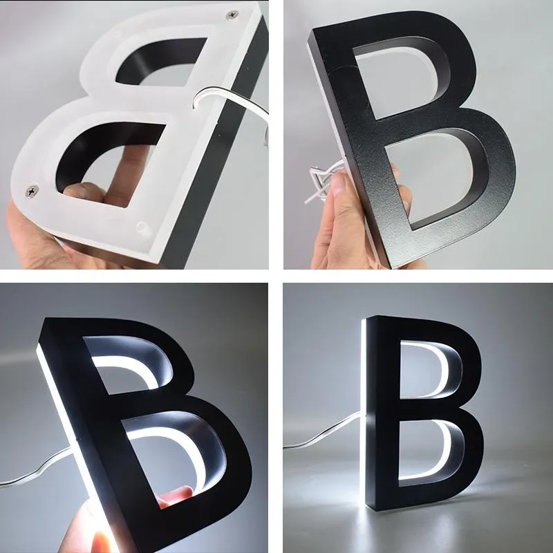 Novelty Items Light Number Room Design Metal Letters Personalize ...