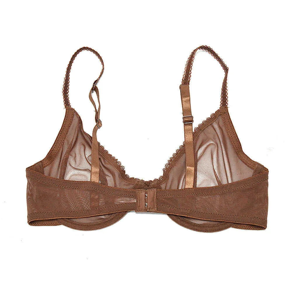 Women Hollow Bra See Through Sexy Gauze Mesh... From Qiyuan05, $8.57 ...