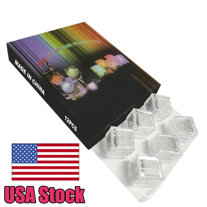 Simulation Effects Ice Cubes Led Lights Polychrome Flash Liquid Sensor ...
