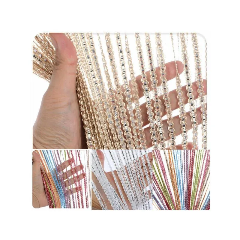 DHgate.com:100*200CM Door Windows Hanging Beaded Decors Curtain String ...