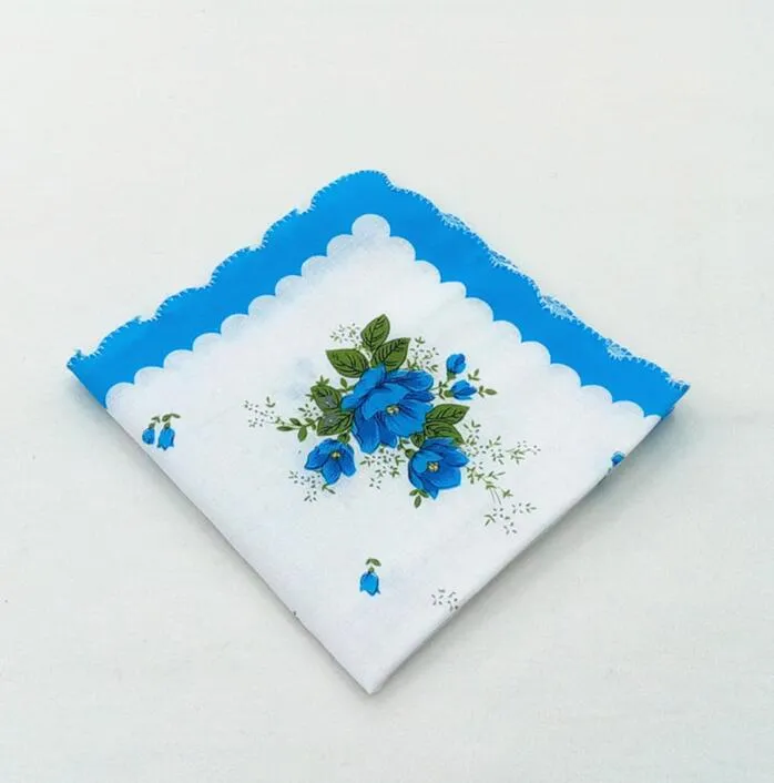 Floral & Printed Cotton Handkerchief Set - Colorful Embroidered Hankies ...
