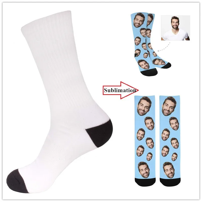 Personalized sublimation socks blanks for DIY