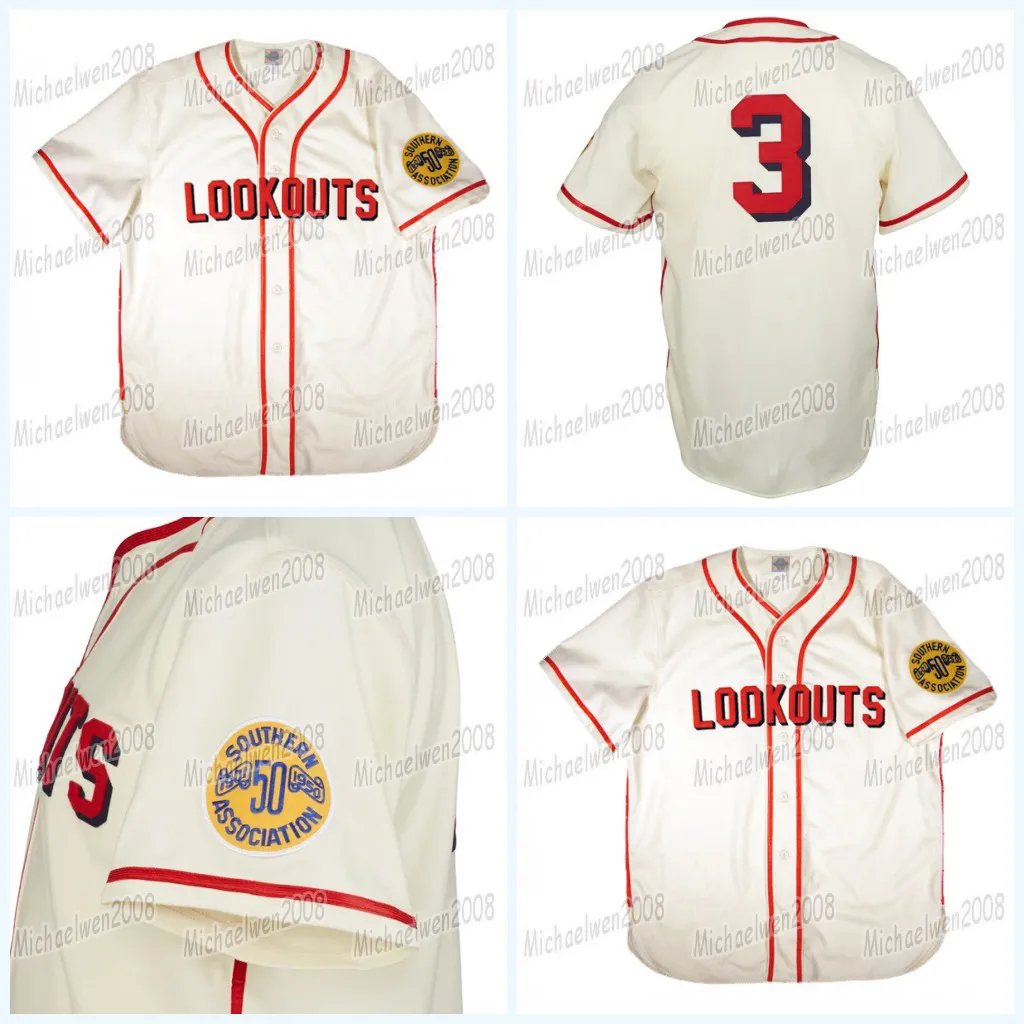 Chattanooga Lookouts 1951 Home Jersey Custom Men Women Youth Baseball ...