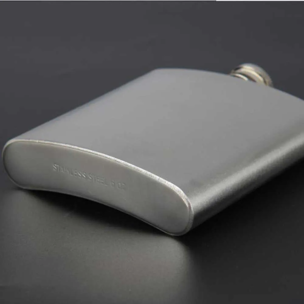 Mens Stainless Steel Hip Flasks 6oz Portable Liquor... From Makeup99 ...