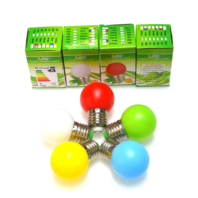 30 LED Colorful Decor Light Bulbs - String Lights, Spherical, Round ...