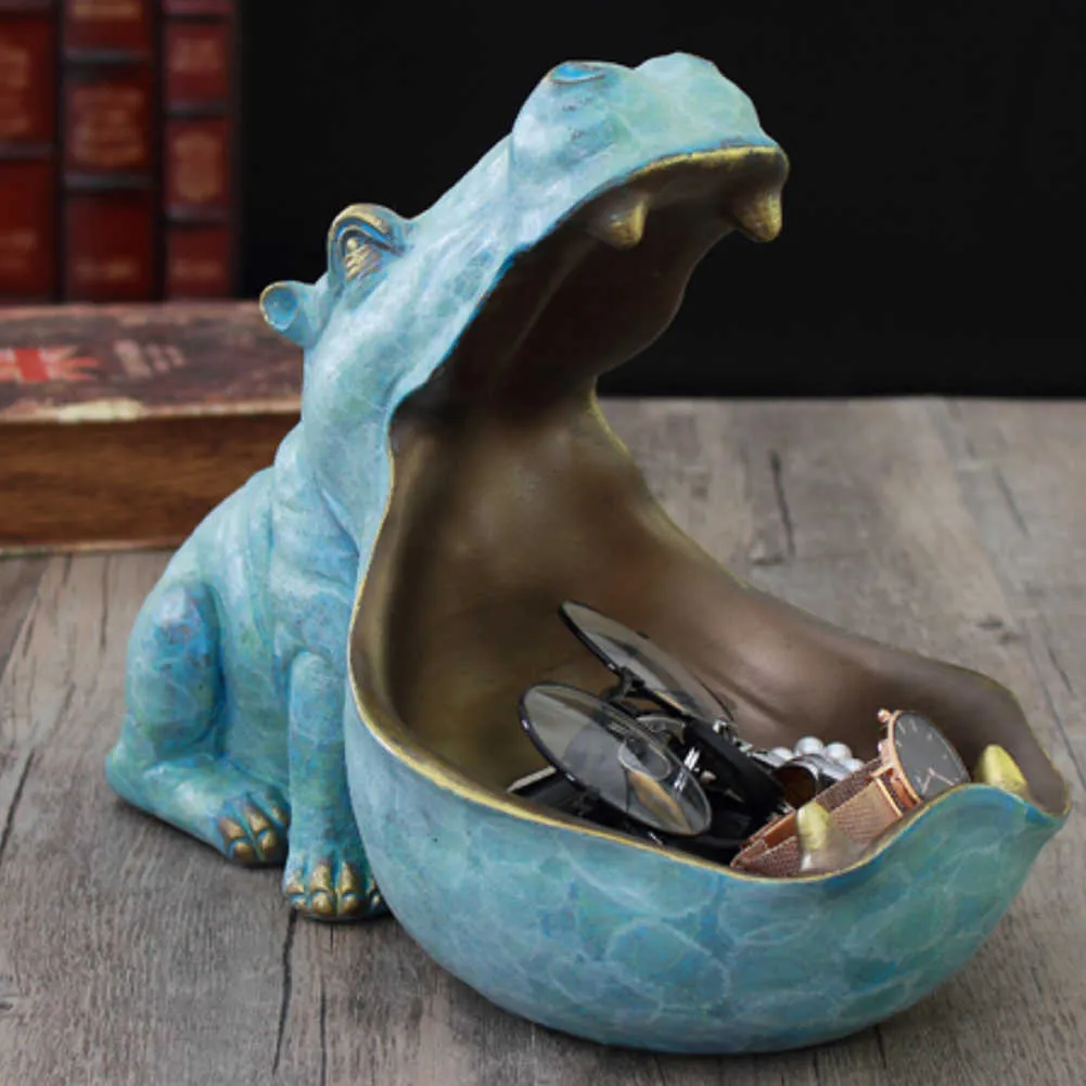 Resin Hippo Statue Decorative Hippopotamus... From Kong08, $27.95 ...