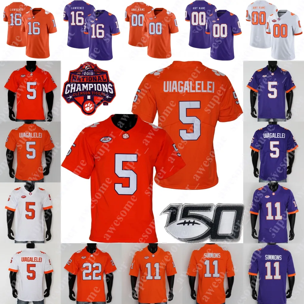Mejor Precio En A Granel Clemson Tigers Football Jersey D.J. Uiagalelei ...