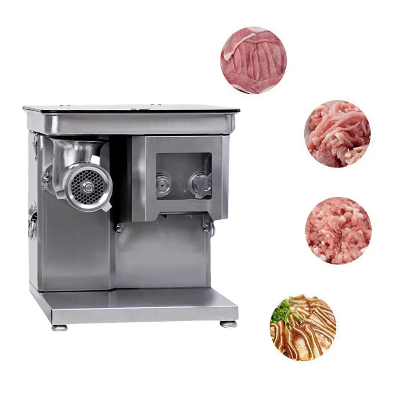 Commercial Meat Grinder Cube Cutter - Heavy Duty Fresh Meat Slicer ...