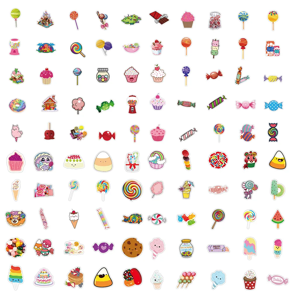 Colorful Sweet Candy Cute Kawaii Stickers VSCO Decals For Skateboards ...