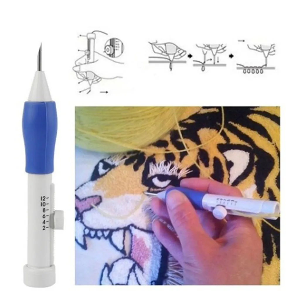 Punch Pen Sewing Interchangeable Accessories Embroidery Needle Set ...