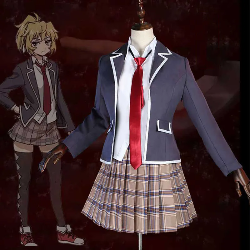 Anime Tenkuu Shinpan Kostüm Hochhaus Invasion Honjou Yuri Shinzaki Kuon ...